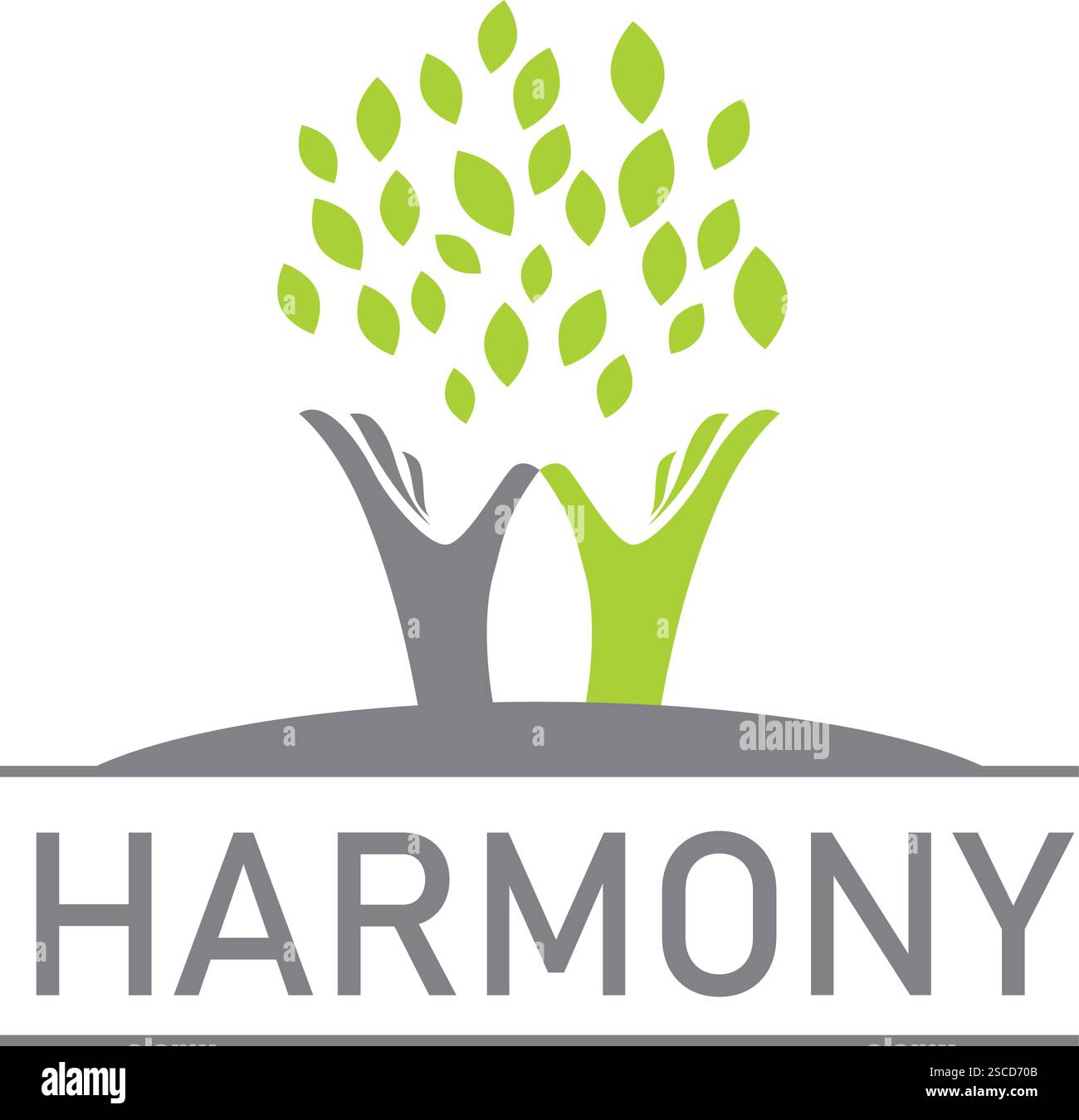 Growth logo design with hands Stock Vector Image & Art - Alamy