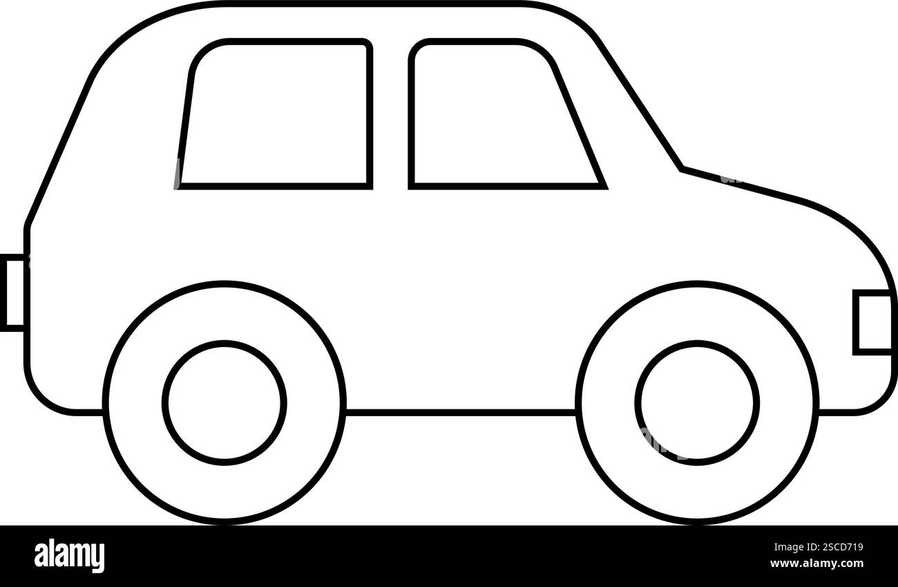 Car line icon. Transport signs and symbols Stock Vector Image & Art - Alamy