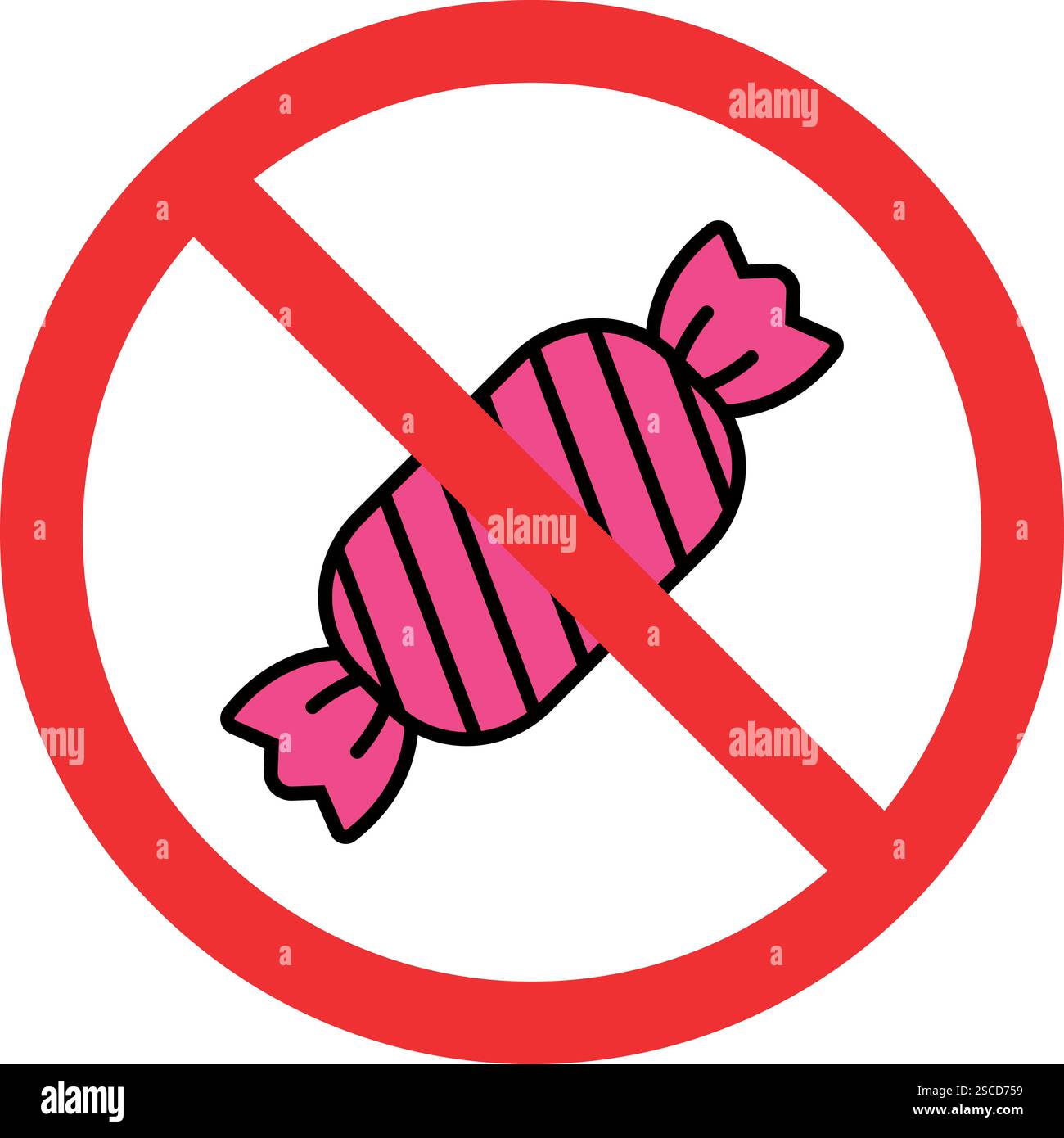 Forbidden eat graphic design hi-res stock photography and images - Alamy