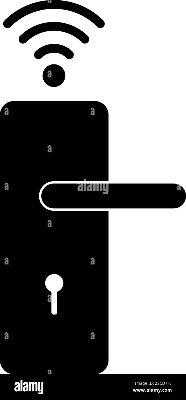 Wireless lock icon. Technology signs and symbols Stock Vector Image ...