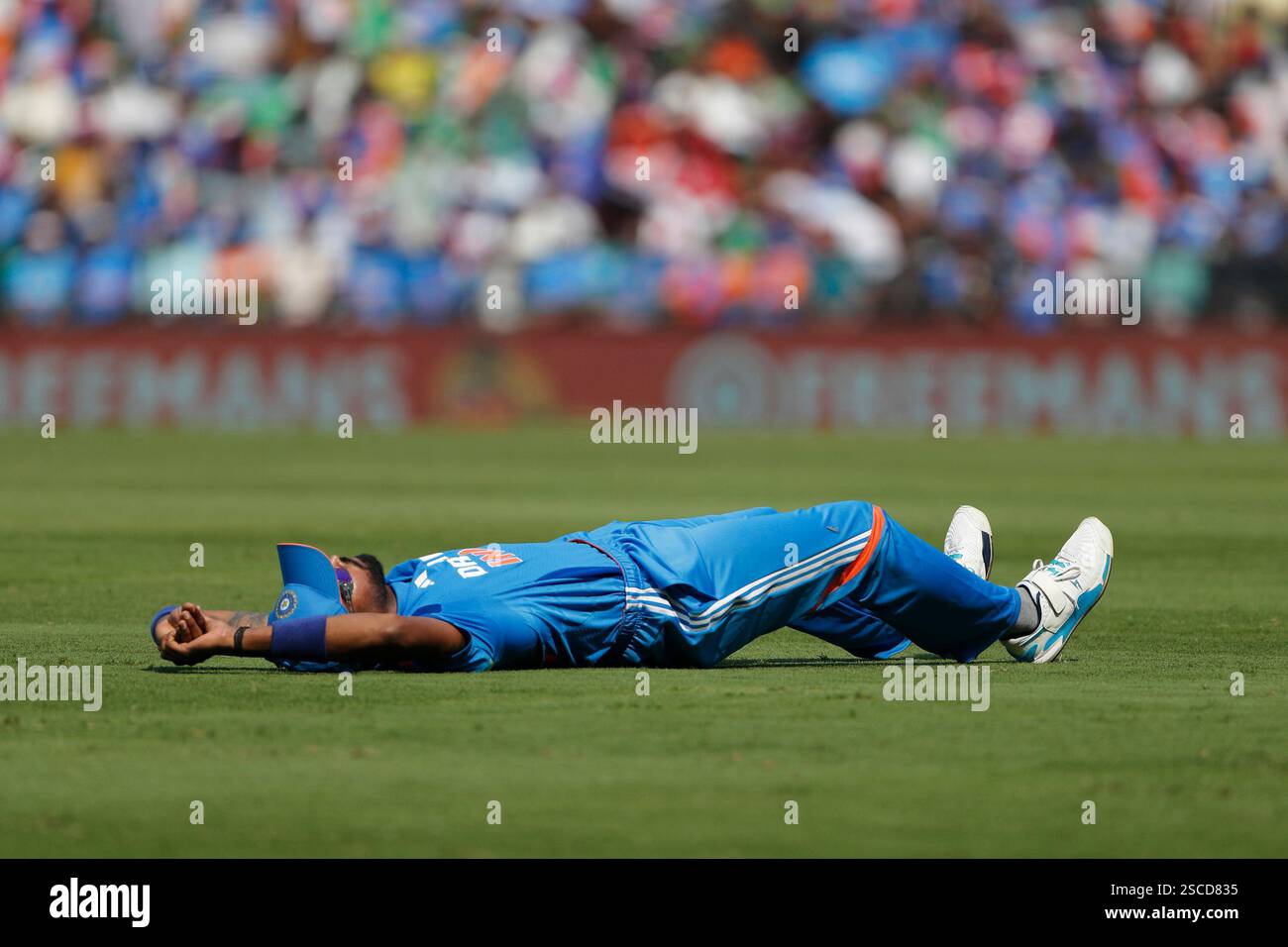 NAGPUR, INDIA - FEBRUARY 6: Hardik Pandya of India during the 1st-ODI ...
