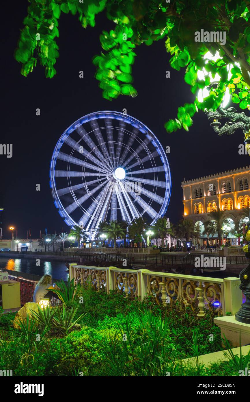 Eye of the Emirates - ferris wheel in Al Qasba - Shajah, United Arab ...