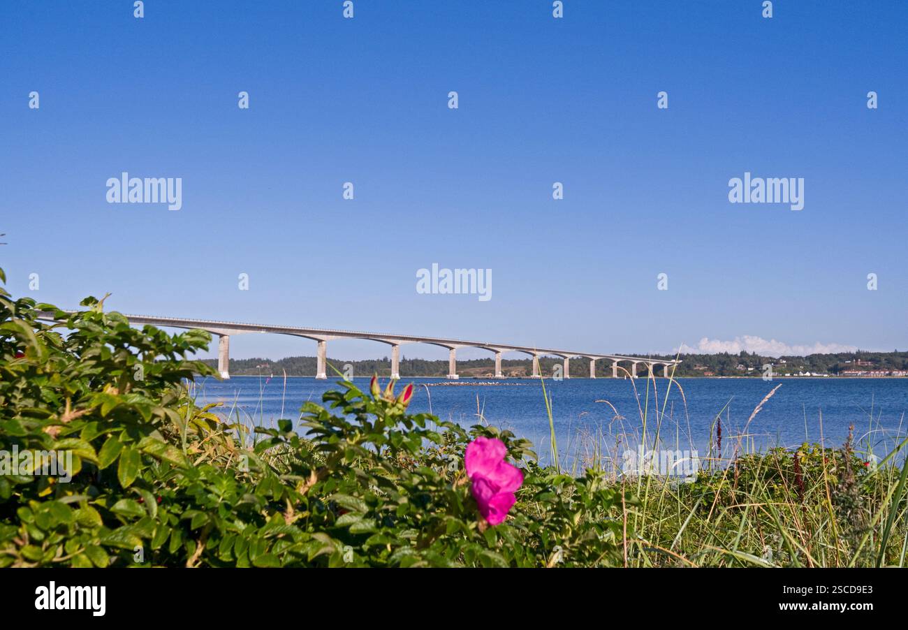 Mors, Denmark: View from Plagen on the island of Mors to the ...