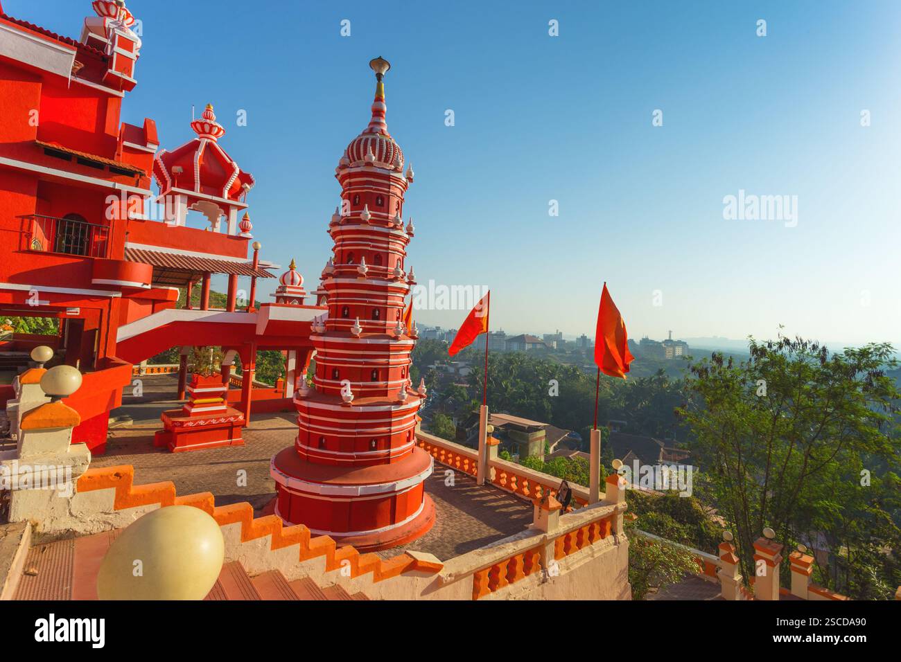 India, Goa, 8 March 2017. Maruti Temple (Hanuman Temple) in Panjim ...