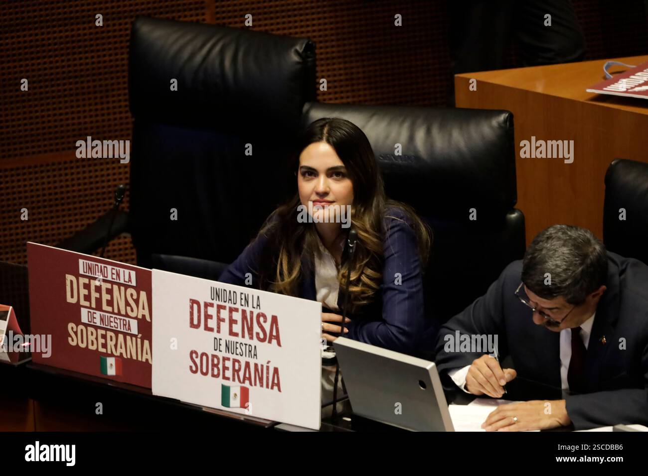 Mexico City, Mexico. 05th Feb, 2025. Senator Andrea Chavez during the ...