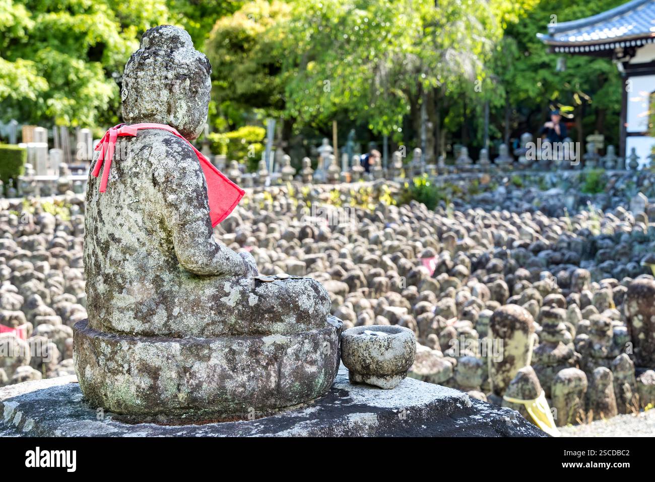 Carved stones memorial statues at Adashino Nenbutsuji Temple, in ...