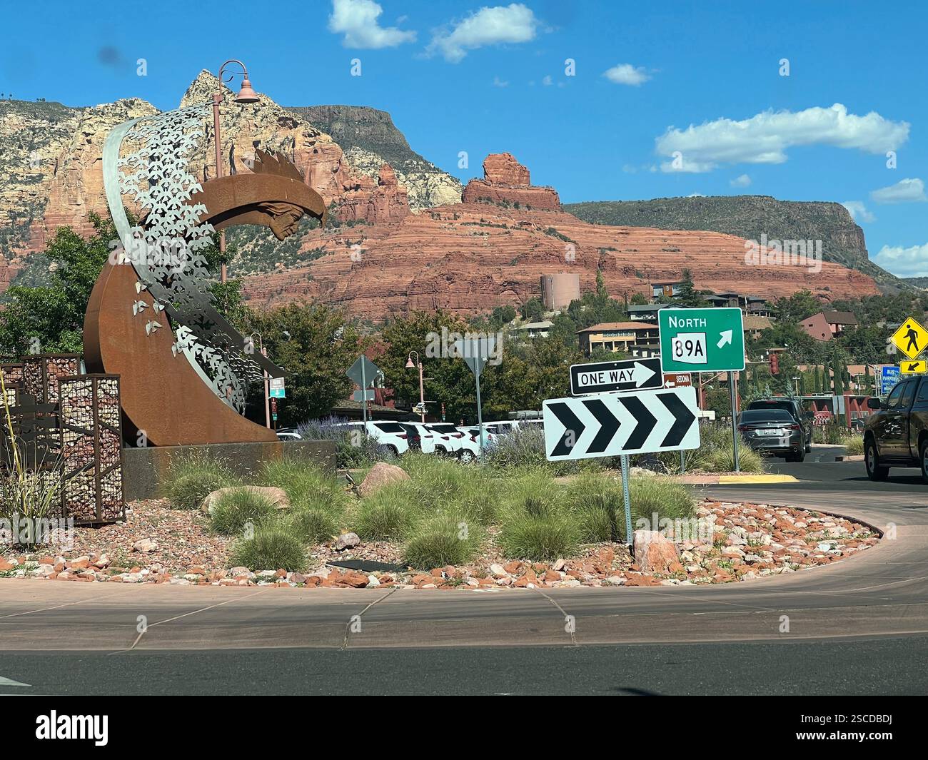 "Eagle Dancer South" Sculpture by Reagan Word in Uptown Sedona, Arizona ...