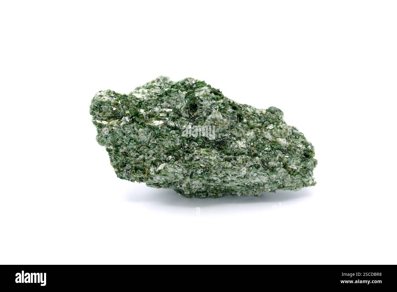 Fuchsite is a potassium aluminium silicate with chrome. This sample ...