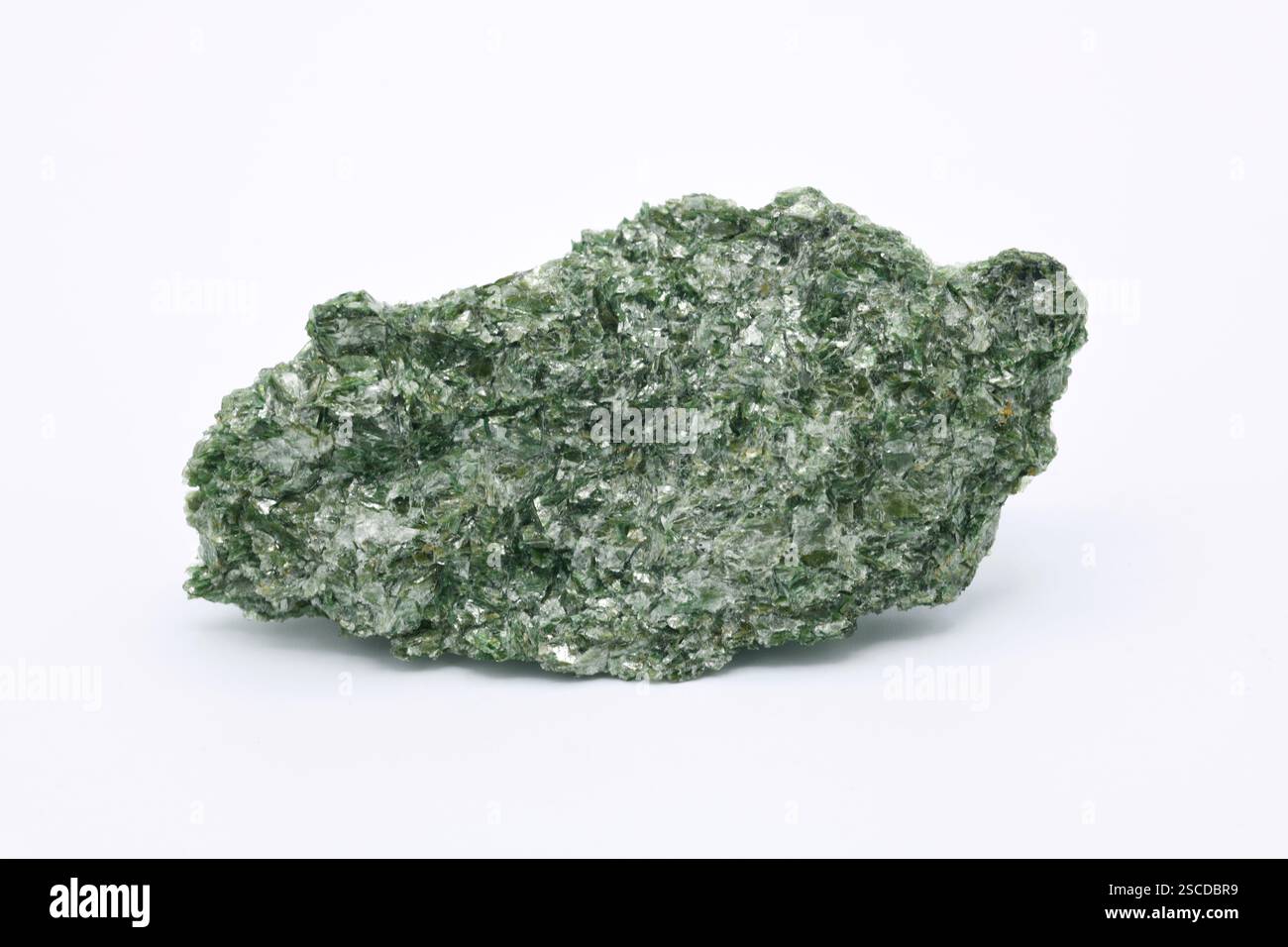 Fuchsite is a potassium aluminium silicate with chrome. This sample ...
