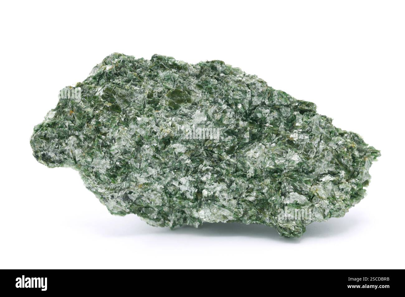 Fuchsite is a potassium aluminium silicate with chrome. This sample ...