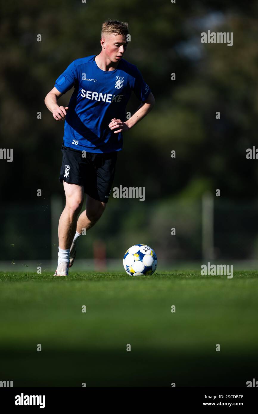 Alvor, Portugal. 06th Feb, 2025. 250206 Benjamin Brantlind under en ...