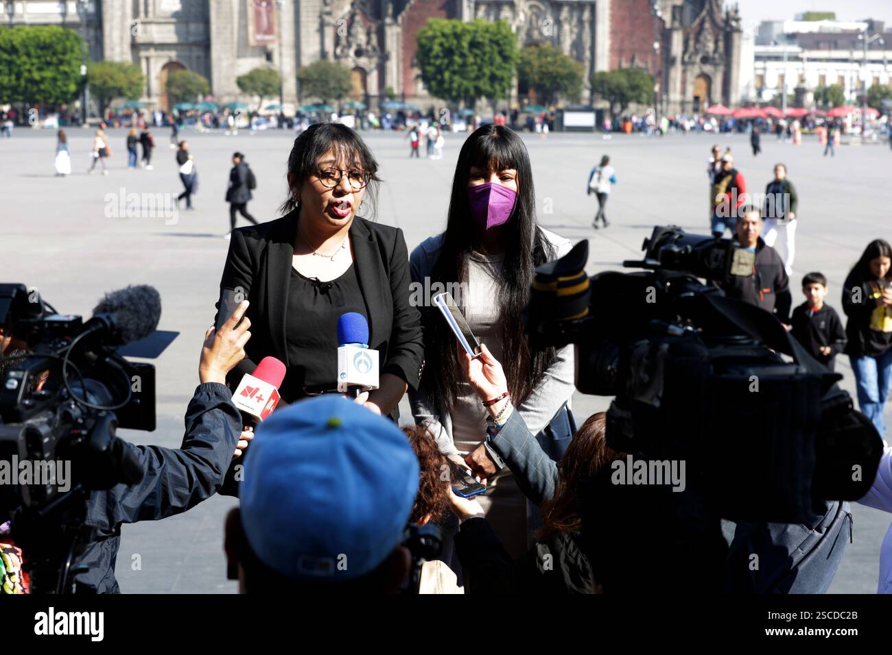 Mexico City, Mexico. 06th Feb, 2025. Saxophonist Maria Elena Rios was ...