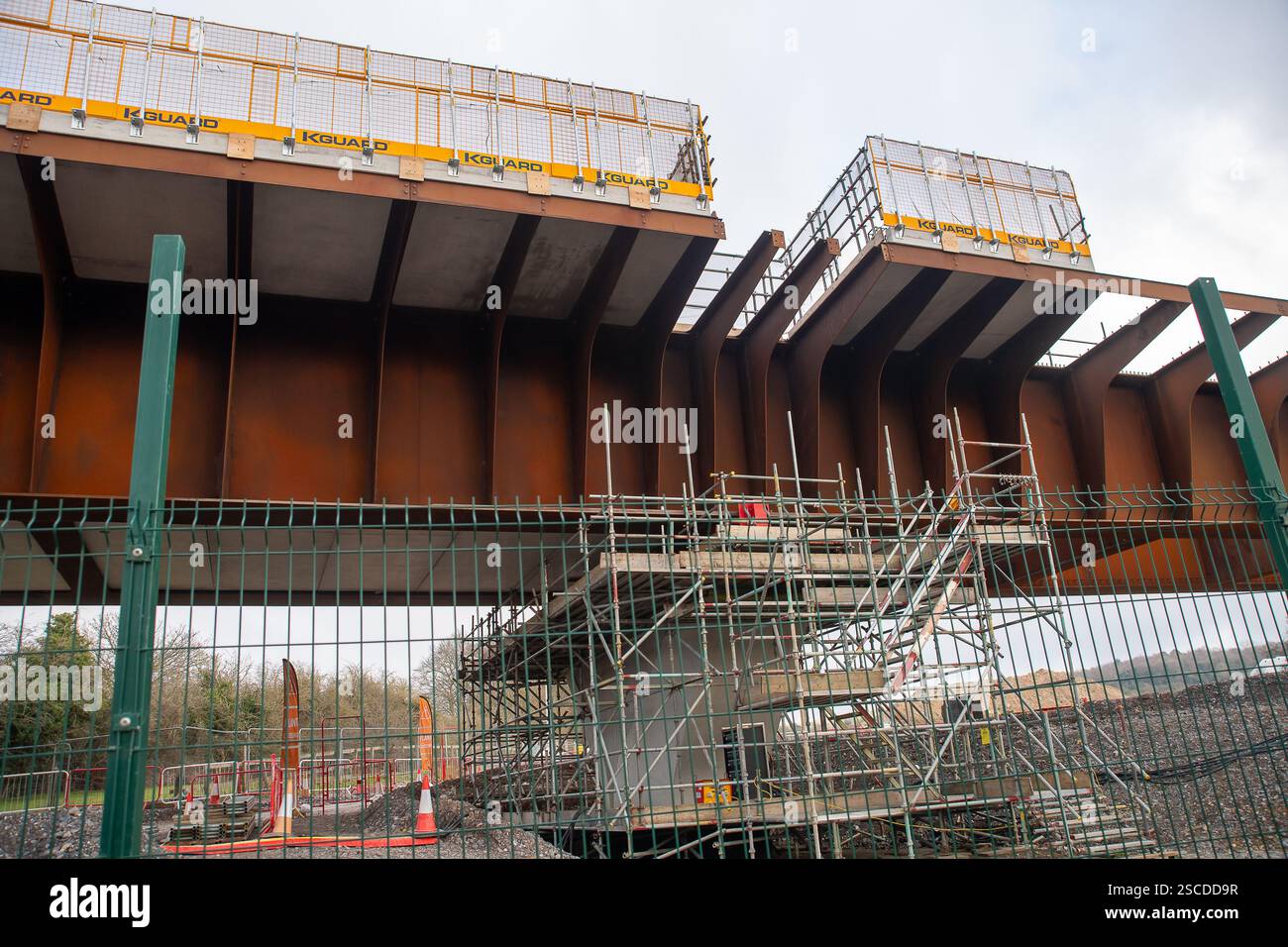 Wendover, UK. 6th February, 2025. As construction of the High Speed 2 ...