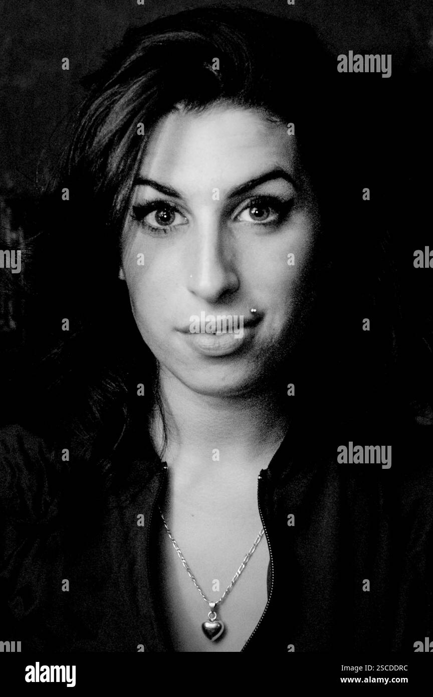 AMY WINEHOUSE, YOUNG PORTRAIT, 2004: A portrait of a young Amy ...