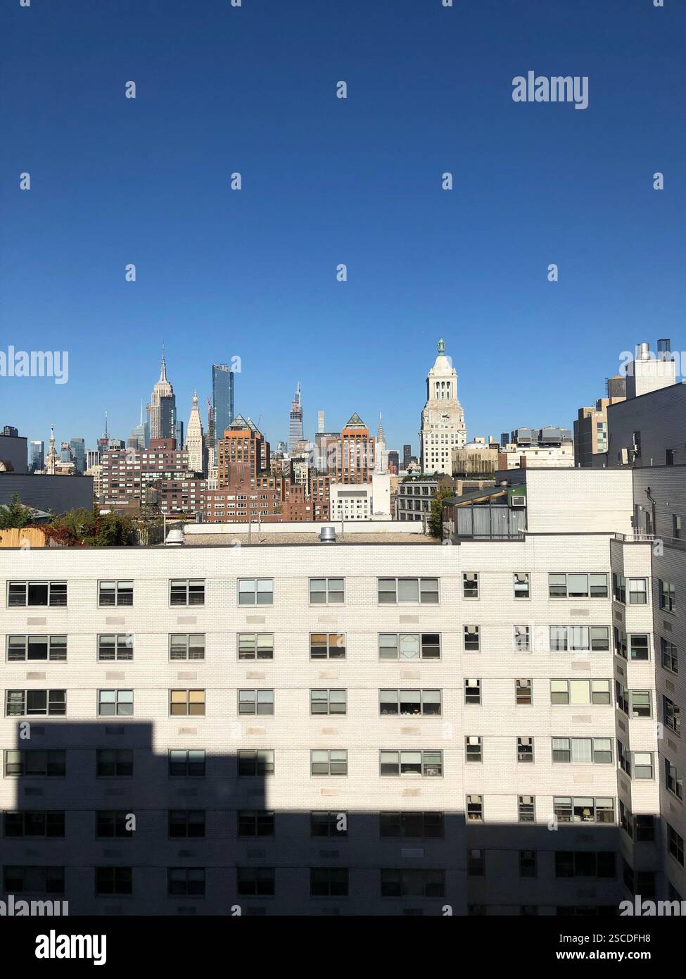 New York City skyline featuring the Empire State Building, Metropolitan ...