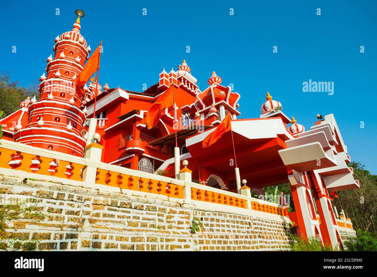 India, Goa, 8 March 2017. Maruti Temple (Hanuman Temple) in Panjim ...