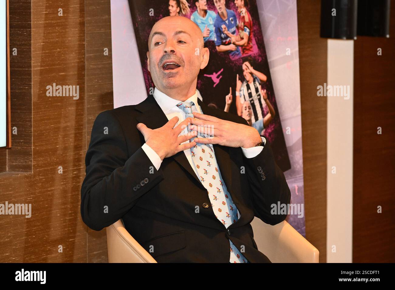 Rome, Italy. 06th Feb, 2025. Alex Bertani Director of Panini Italian ...