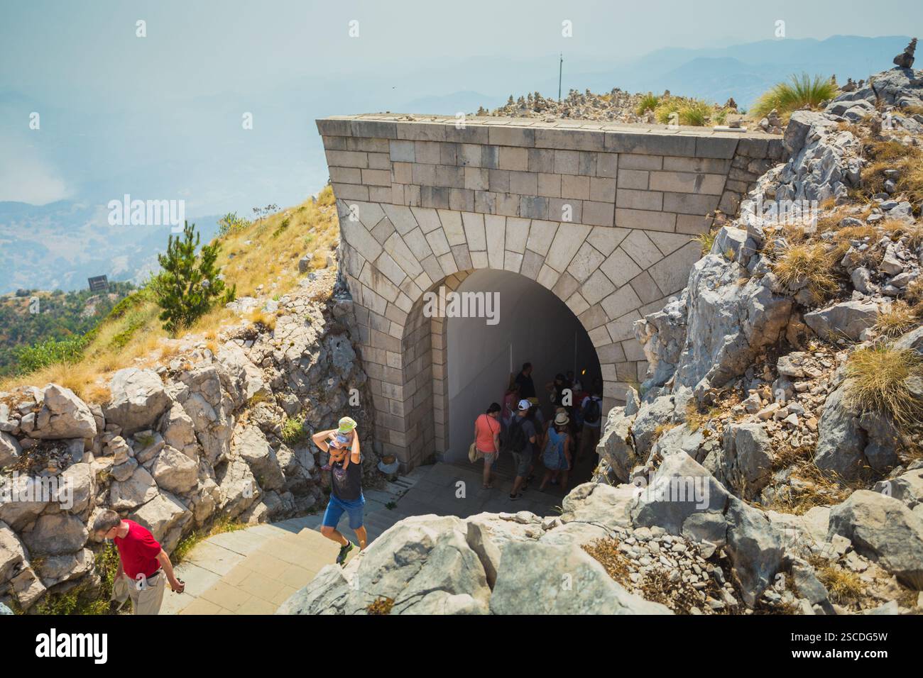 Montenegro, Cetinje. 7 August 2017. Mausoleum of Negosh - the tomb of ...