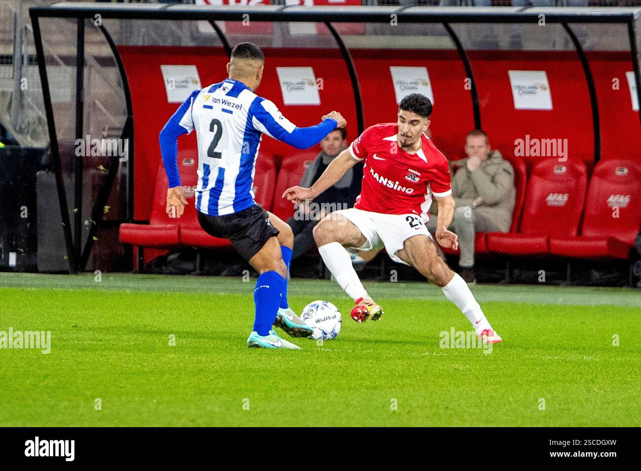 Alkmaar, Netherlands. 06th Feb, 2025. ALKMAAR - 06-02-2025, AFAS Stadium. Dutch cup Football ...