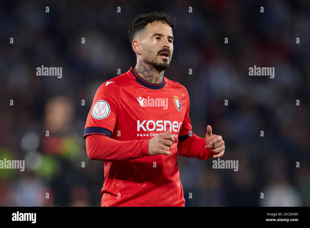 Ruben Garcia of CA Osasuna looks on during the Copa del Rey match ...