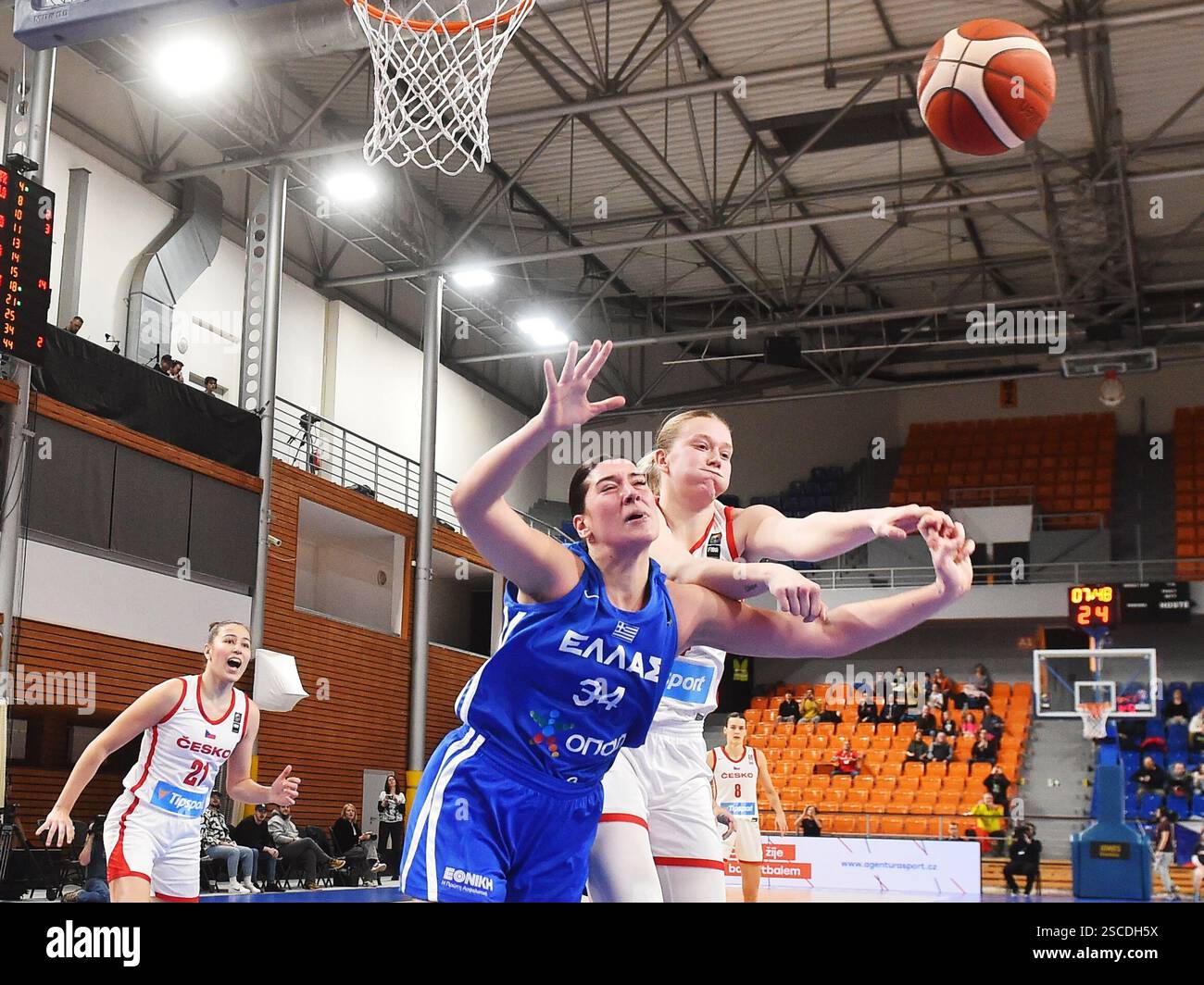 Brno, Czech Republic. 06th Feb, 2025. L-R Veronika Sipova of Czech ...