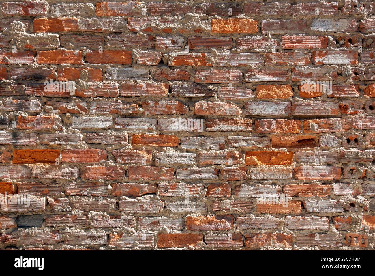 Abstract red brick wall background showcasing textured variations and ...