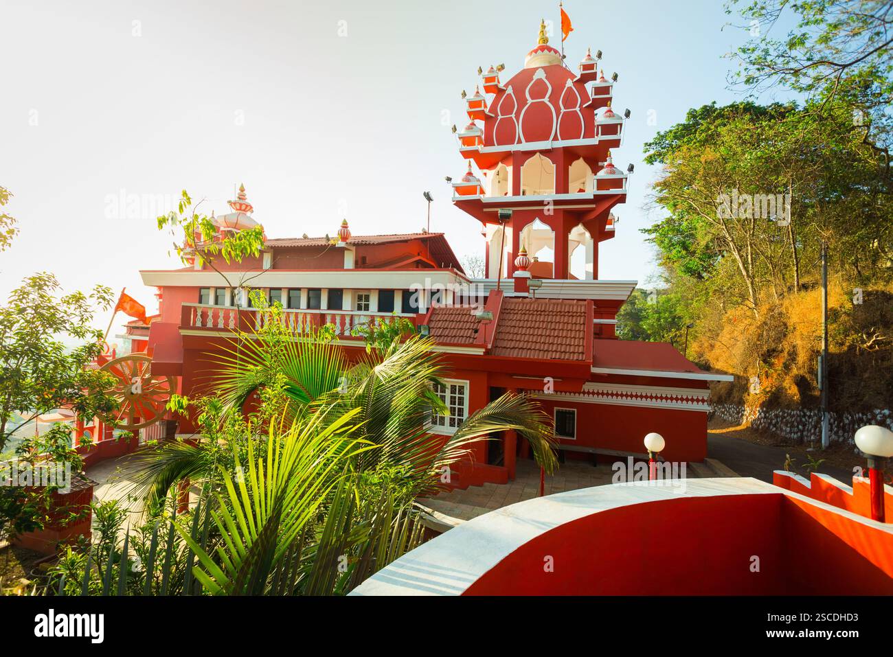 India, Goa, 8 March 2017. Maruti Temple (Hanuman Temple) in Panjim ...