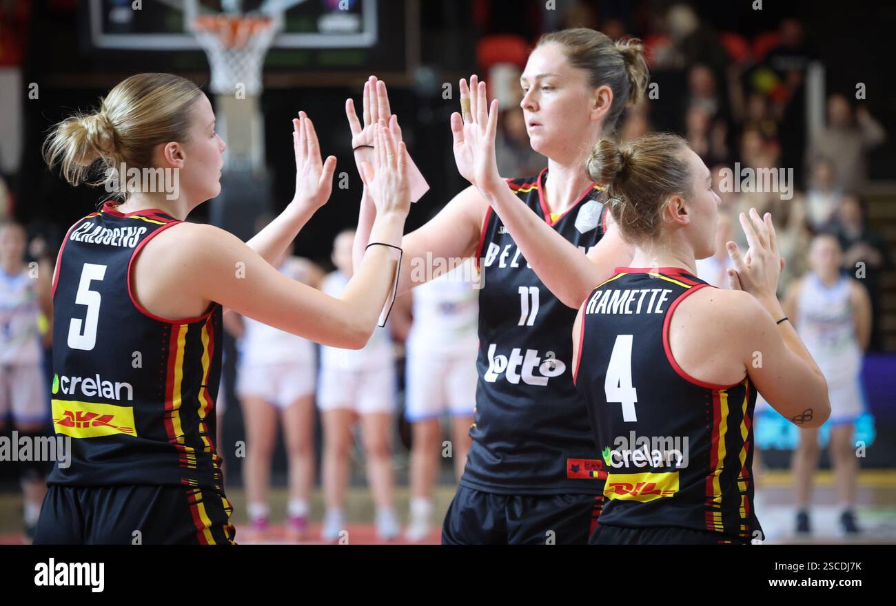 Oostende, Belgium. 06th Feb, 2025. Belgium's Nastja Claessens, Belgium ...
