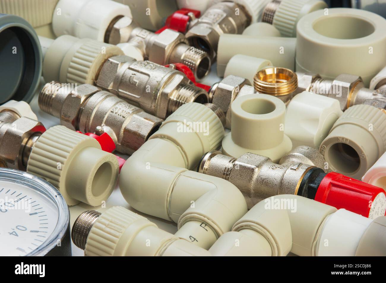 Plumbing fixtures and piping parts Stock Photo - Alamy