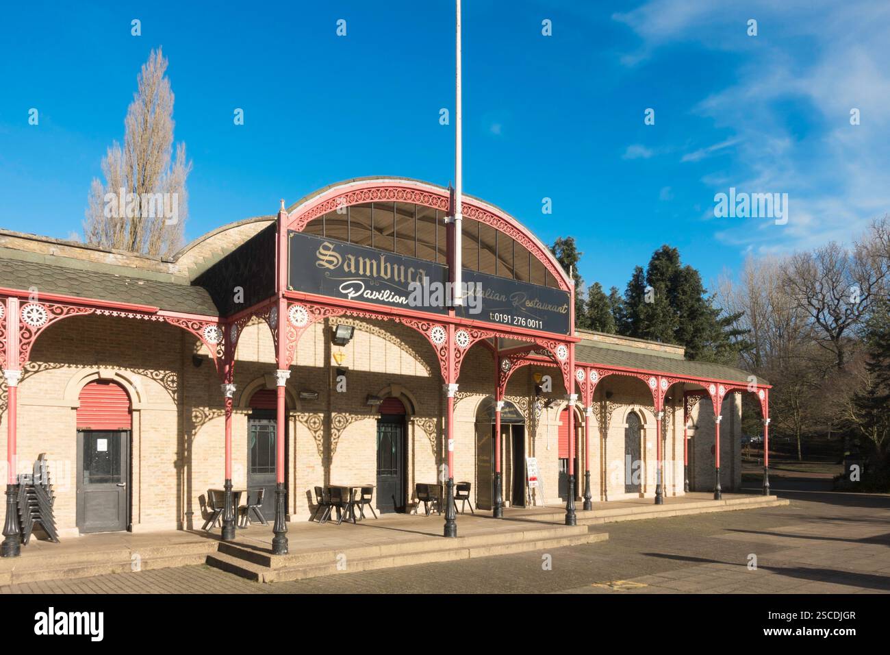 Sambuca Pavilion, formerly a Victorian aviary, now a restaurant, in ...