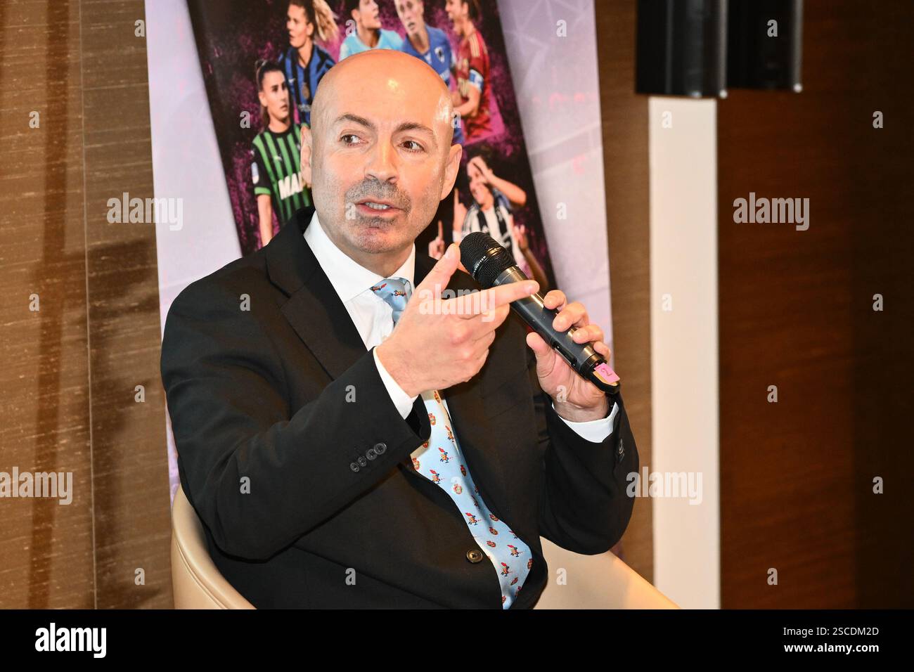 Rome, Italy. 06th Feb, 2025. Alex Bertani Director of Panini Italian ...