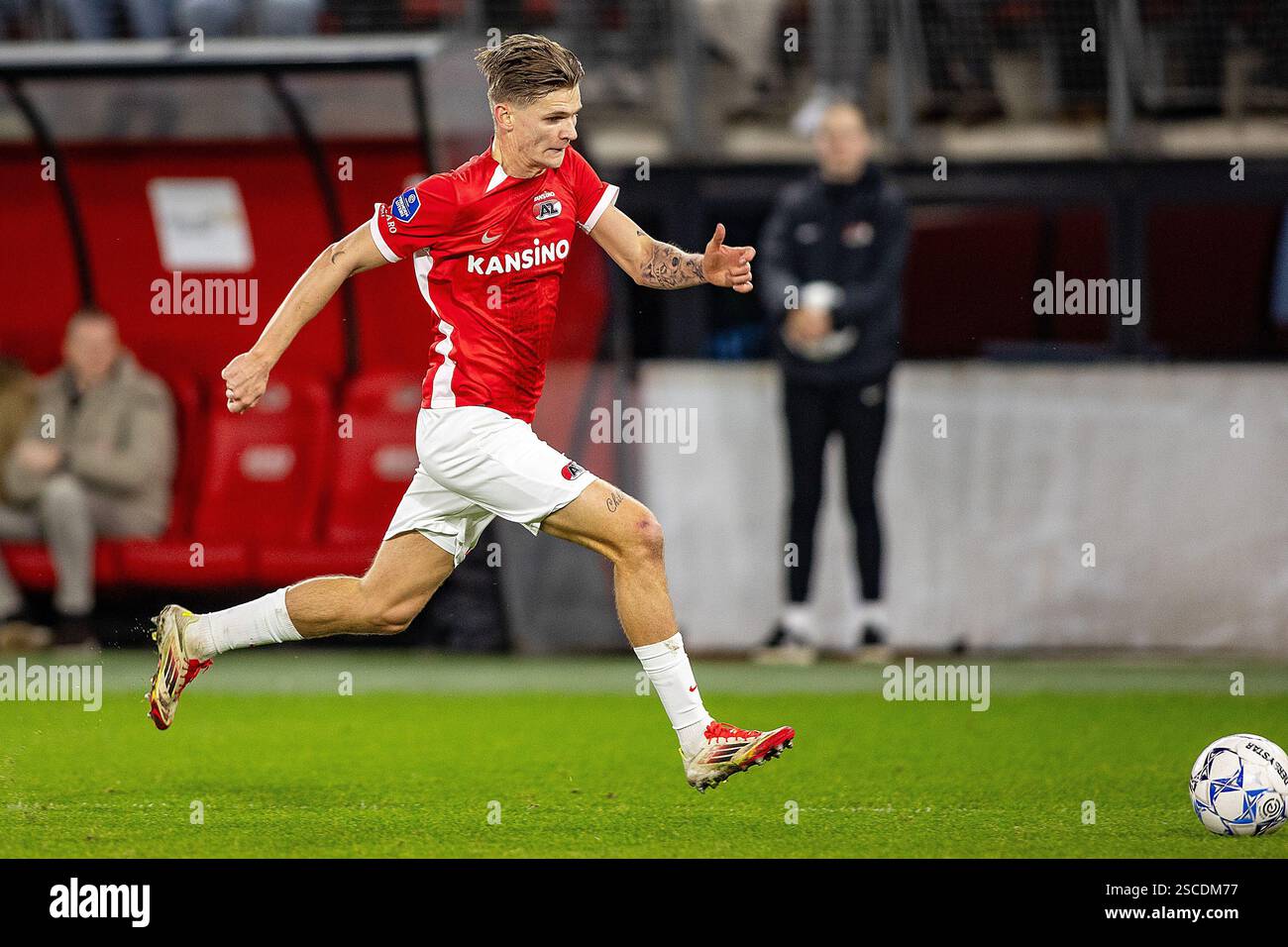 Alkmaar, Netherlands. 06th Feb, 2025. ALKMAAR - 06-02-2025, AFAS Stadium. Dutch cup Football ...