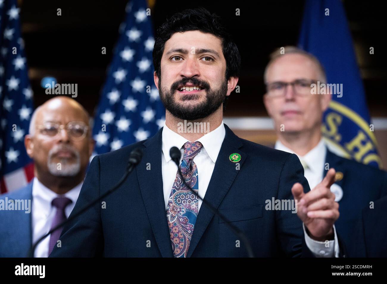 UNITED STATES - FEBRUARY 6: Rep. Greg Casar, D-Texas, chair of the of ...