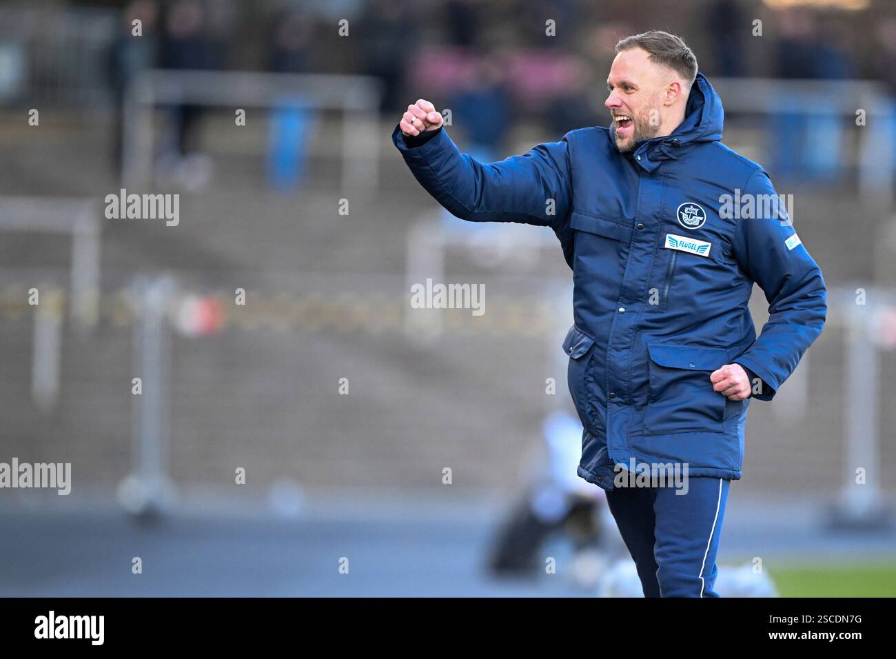 3. Liga - Borussia Dortmund II - Hansa Rostock am 01.02.2025 im Stadion ...