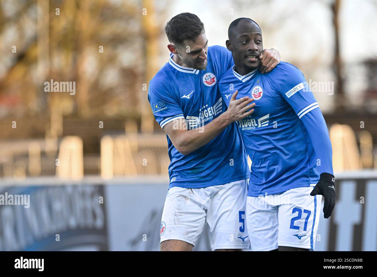 3. Liga - Borussia Dortmund II - Hansa Rostock am 01.02.2025 im Stadion ...