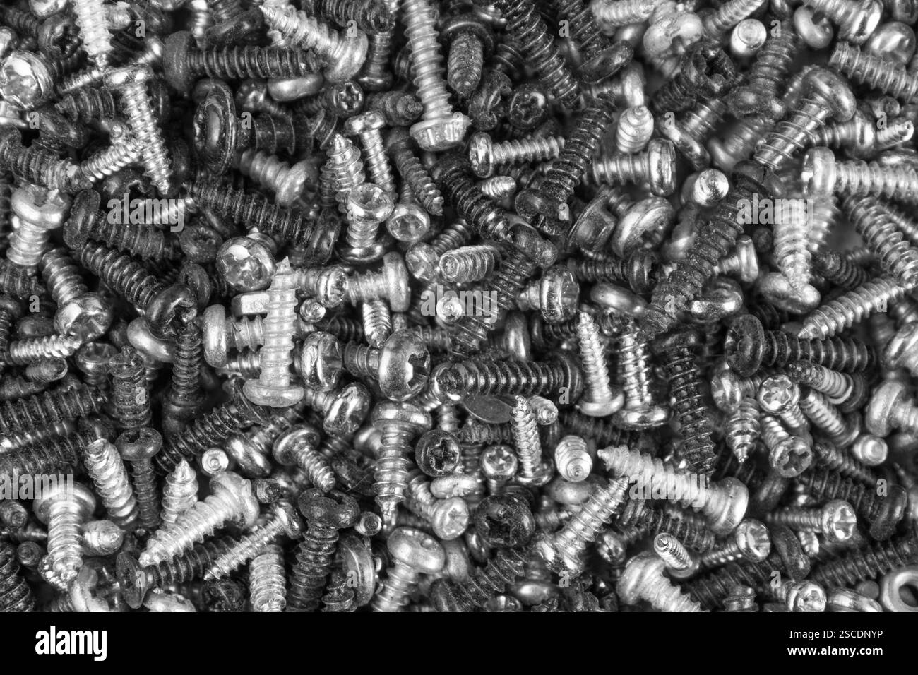 Different bolts Black and White Stock Photos & Images - Alamy