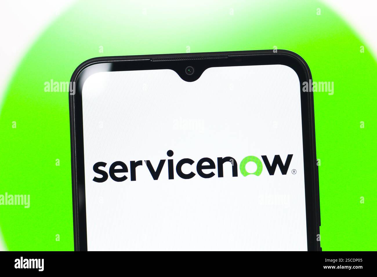 Canada. 6th Feb, 2025. In this photo illustration, the ServiceNow, Inc ...