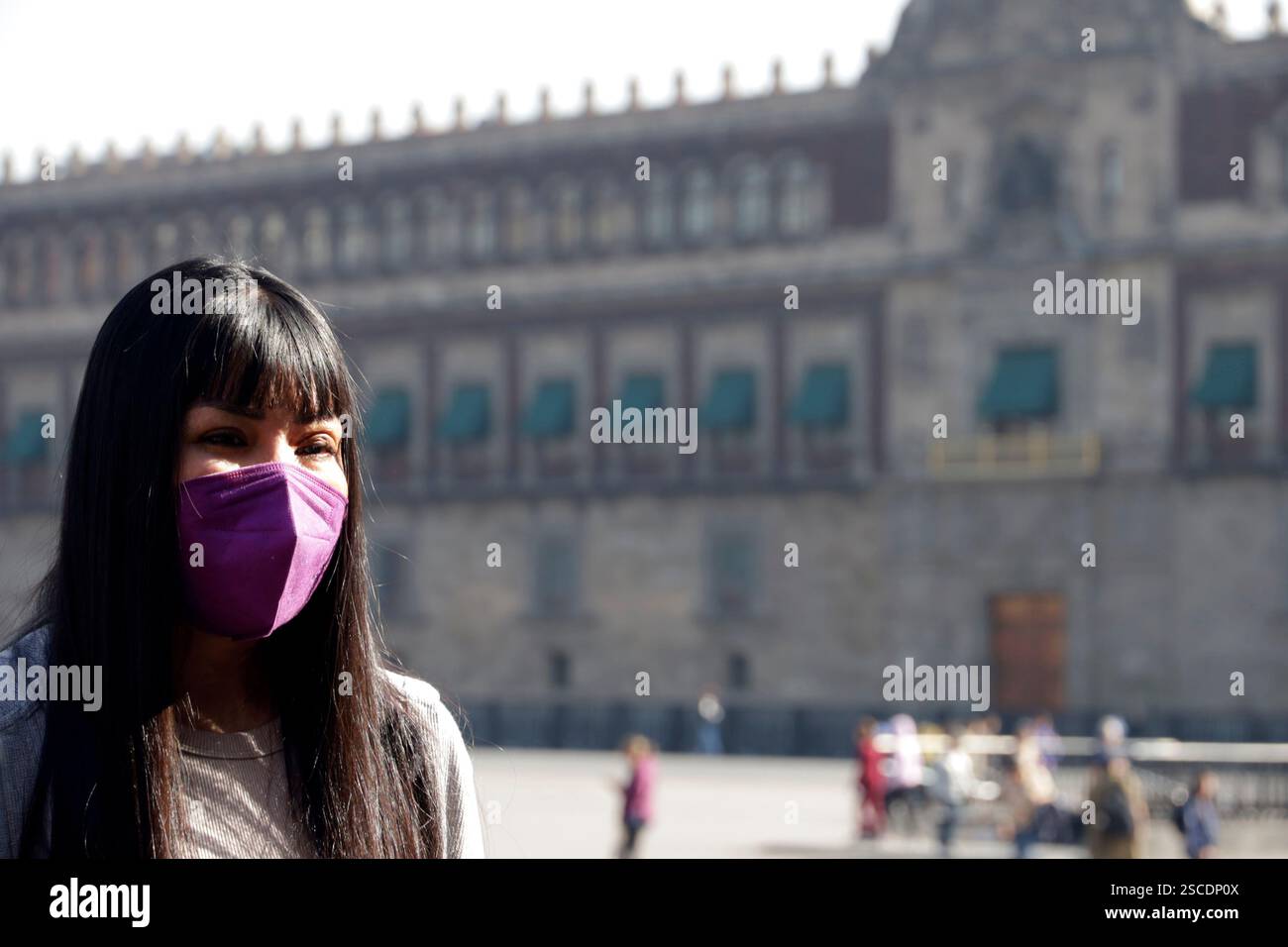 Mexico City, Mexico. 06th Feb, 2025. Saxophonist Maria Elena Rios is ...
