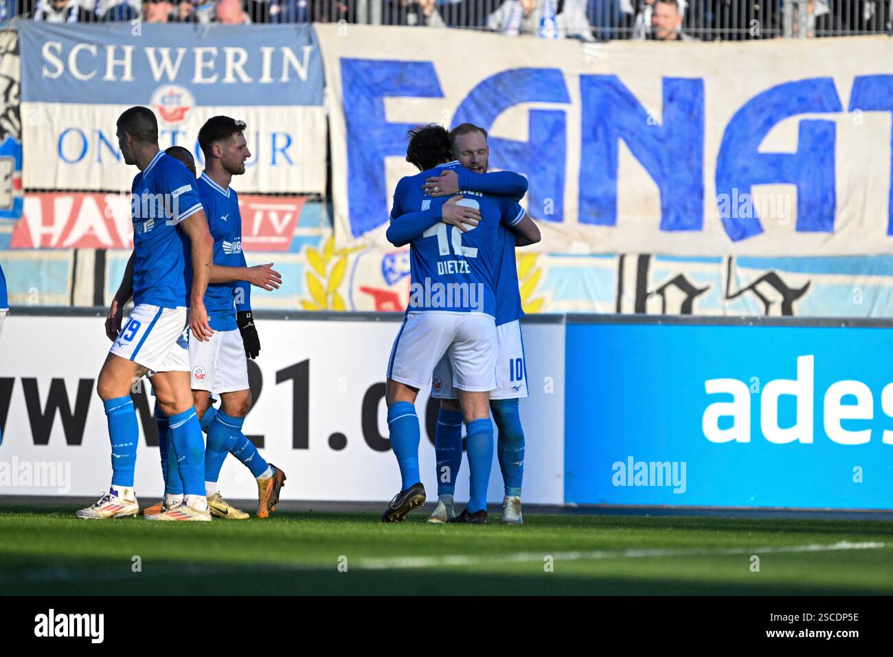 3. Liga - Borussia Dortmund II - Hansa Rostock am 01.02.2025 im Stadion ...