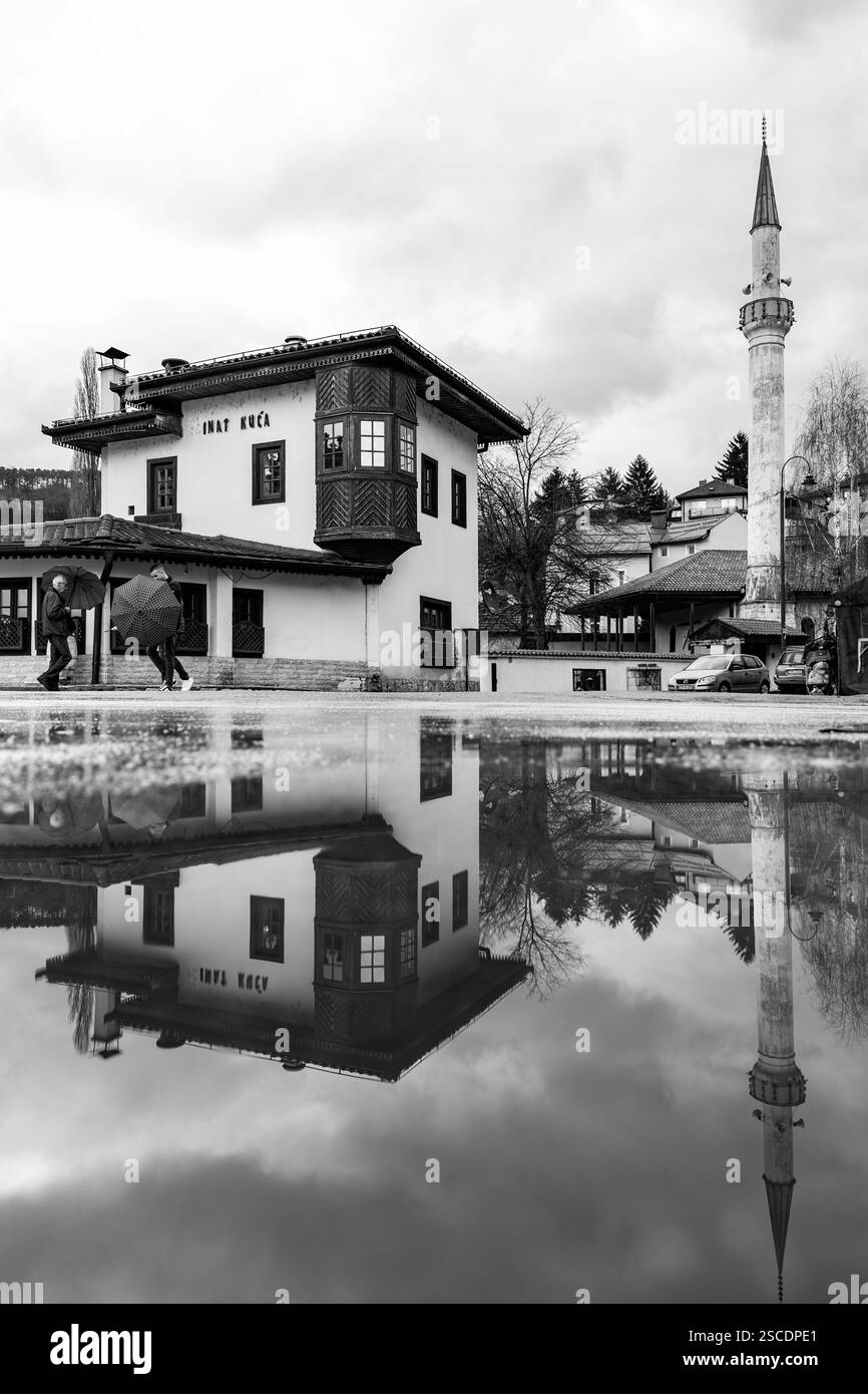 Sarajevo - Bosnia and Herzegovina - 11 FEB 2024: Inat Kuca, The House ...