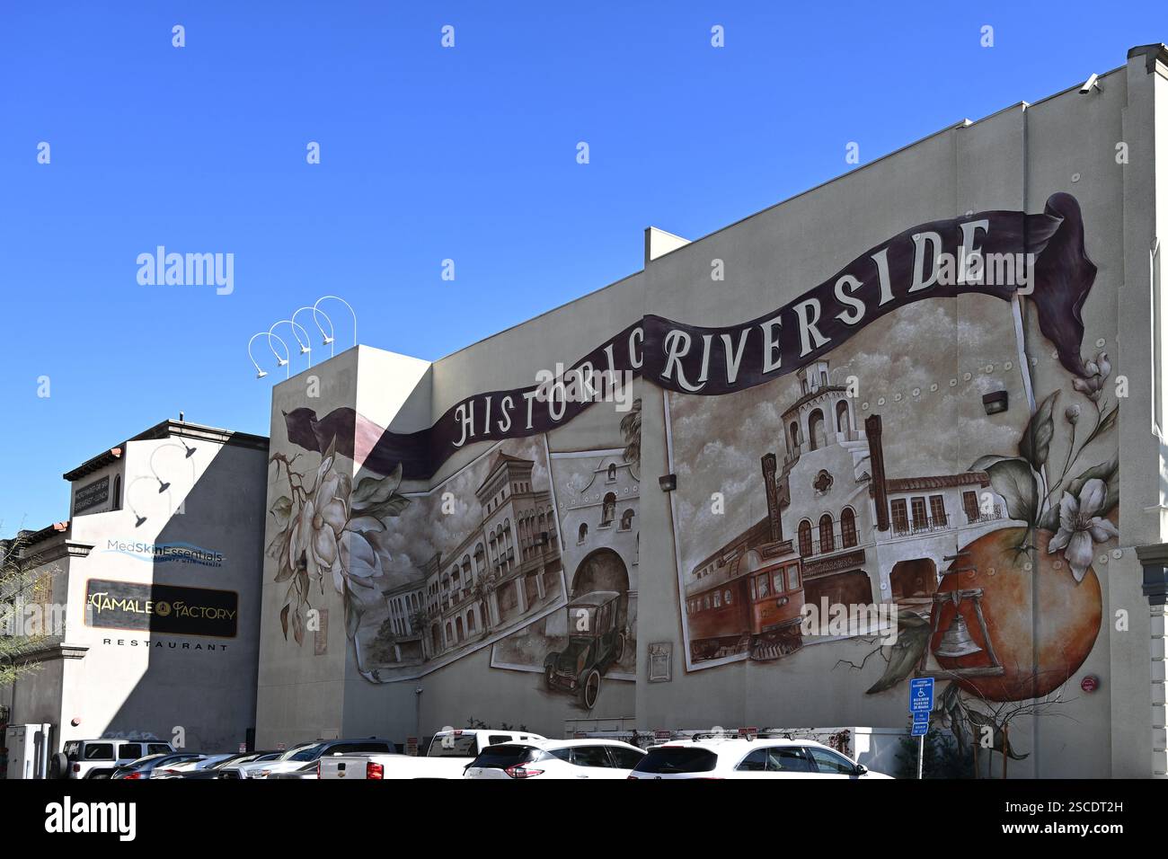 RIVERSIDE, CALIFORNIA - 2 FEB 2025: Historic Riverside Mural in ...