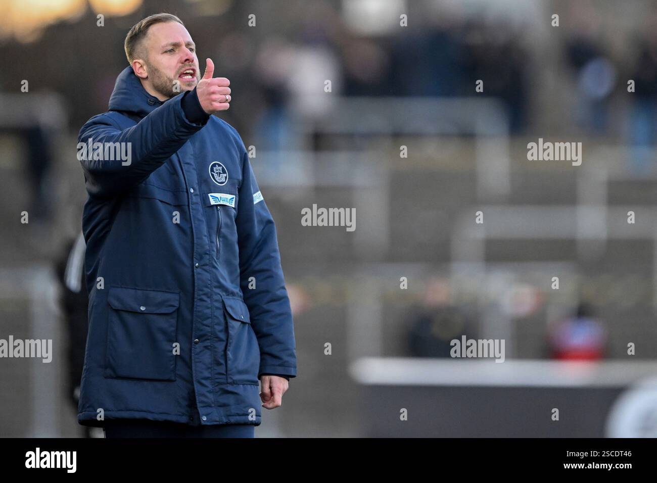 3. Liga - Borussia Dortmund II - Hansa Rostock am 01, 02.2025 im ...