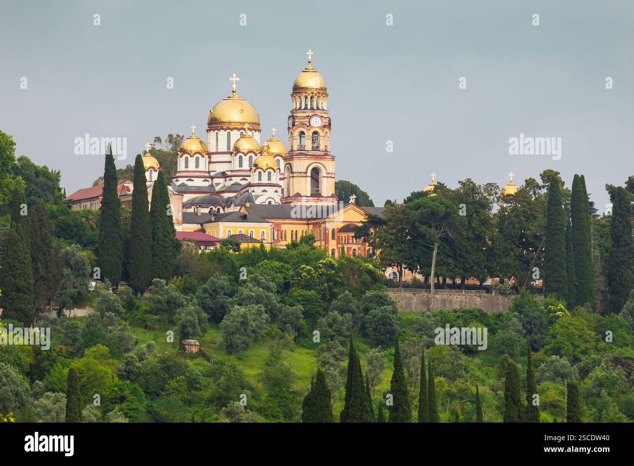 New Athos,Abkhazia/Monastery of St. Simon the Canaanite Stock Photo - Alamy