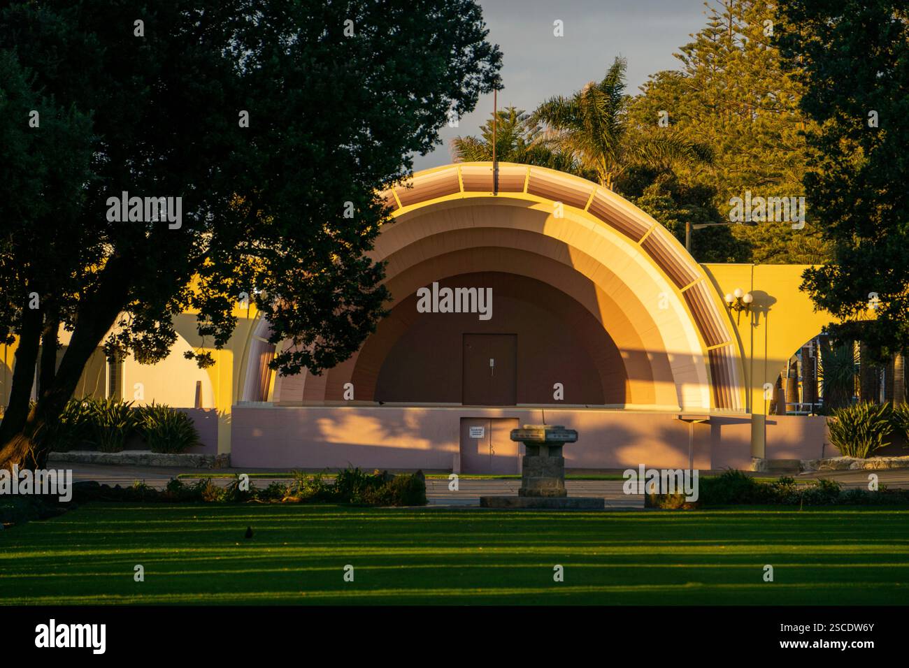 Art Deco Sound Shell, Napier NZ Stock Photo - Alamy