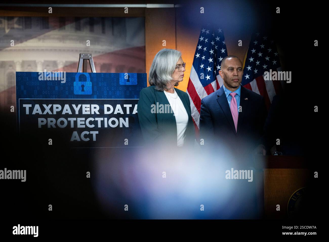 Representative Katherine Clark (D-MA) and Representative Hakeem ...