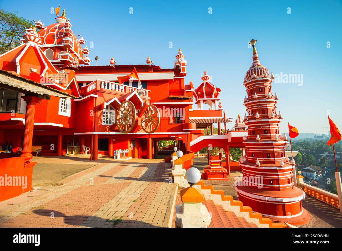 India, Goa, 8 March 2017. Maruti Temple (Hanuman Temple) in Panjim ...