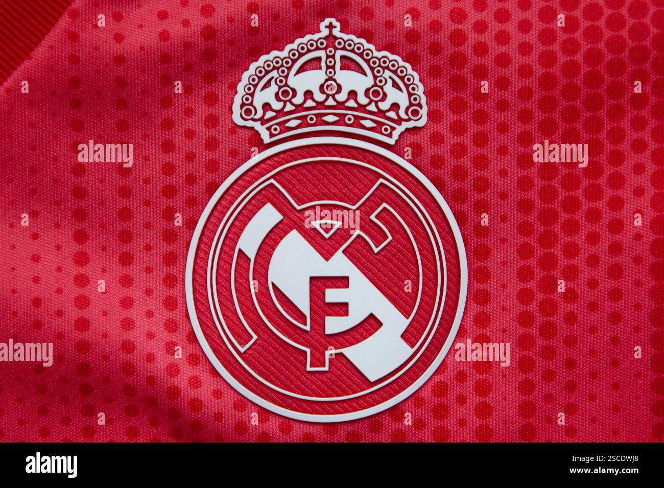 Real Madrid Badge, Emblem, Crest, Shield Stock Photo - Alamy