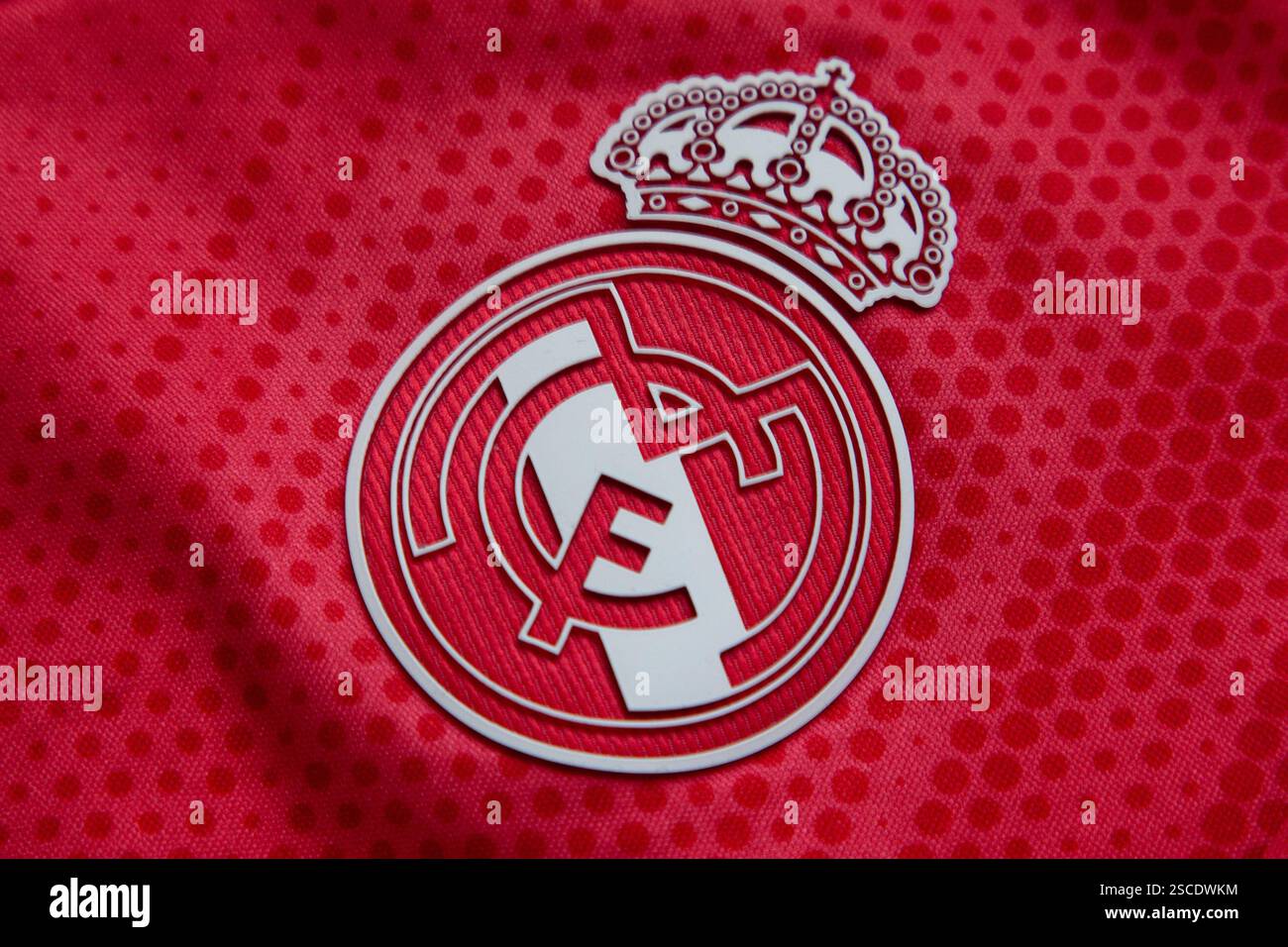 Real Madrid Badge, Emblem, Crest, Shield Stock Photo - Alamy