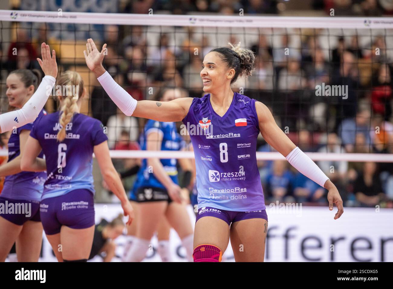 Sabrina De Jesus Machado (KS DevelopRes Rzeszow, #08) / GER, Allianz MTV Stuttgart vs. KS ...