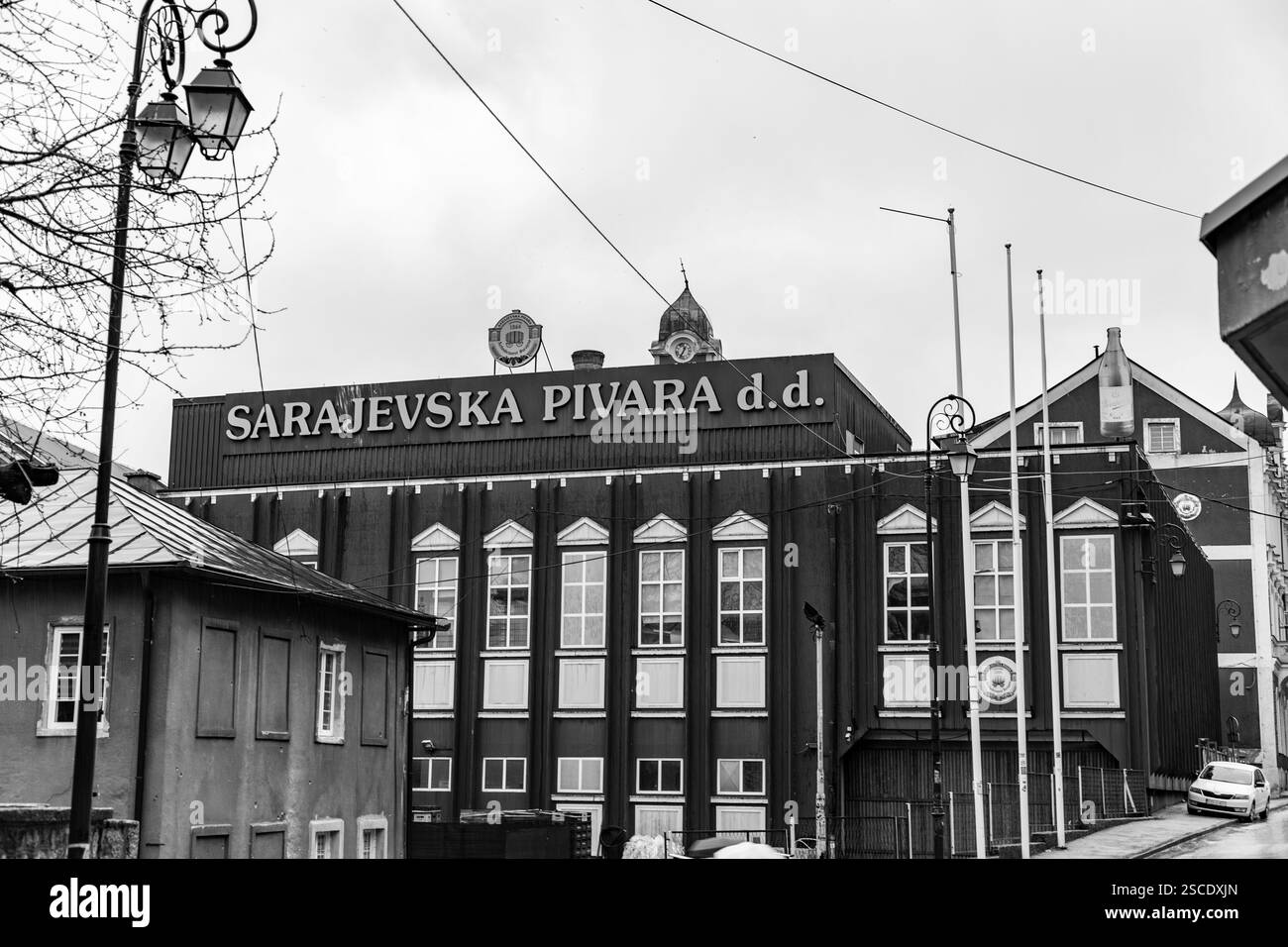 Sarajevo - Bosnia and Herzegovina - 11 FEB 2024: Sarajevska pivara is a ...